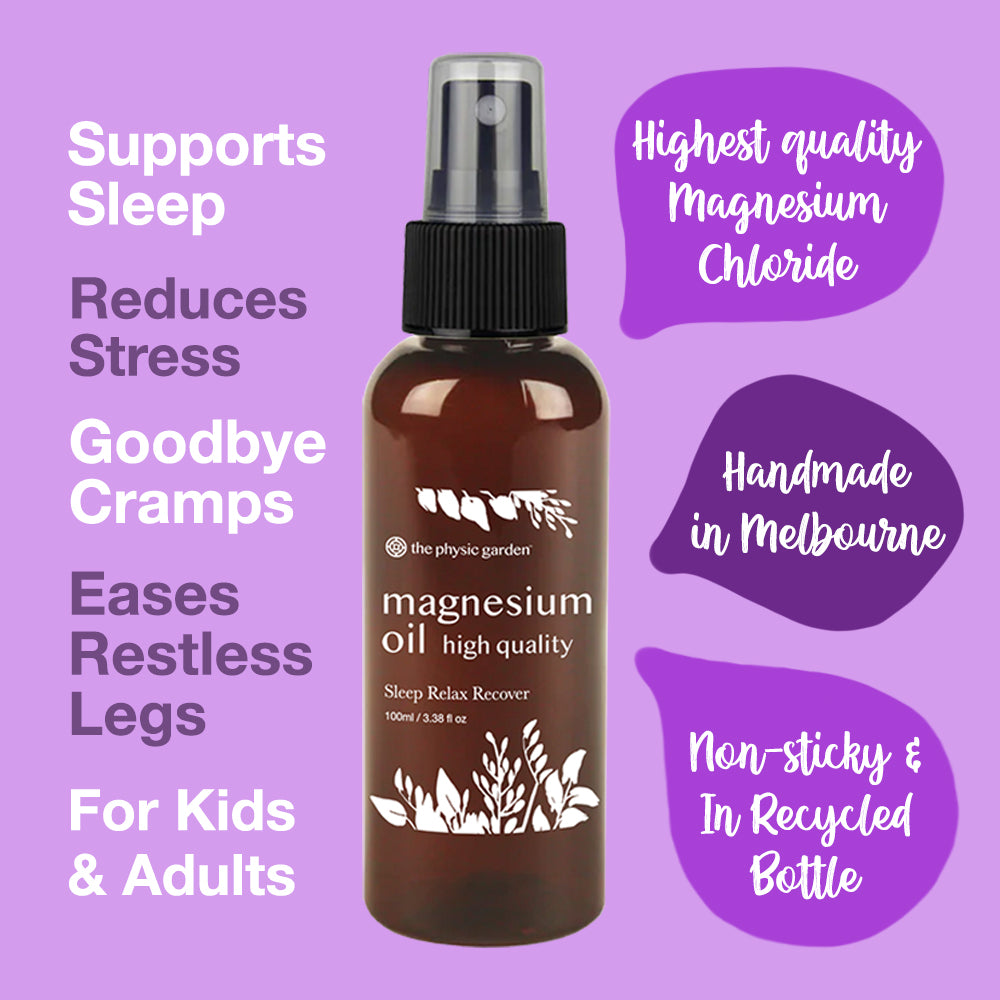Natural Magnesium Oil by The Physic Garden 100g