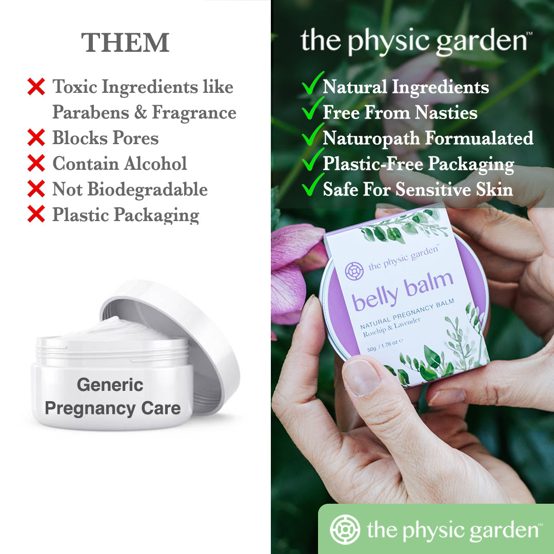 Natural Belly Balm by The Physic Garden 50g
